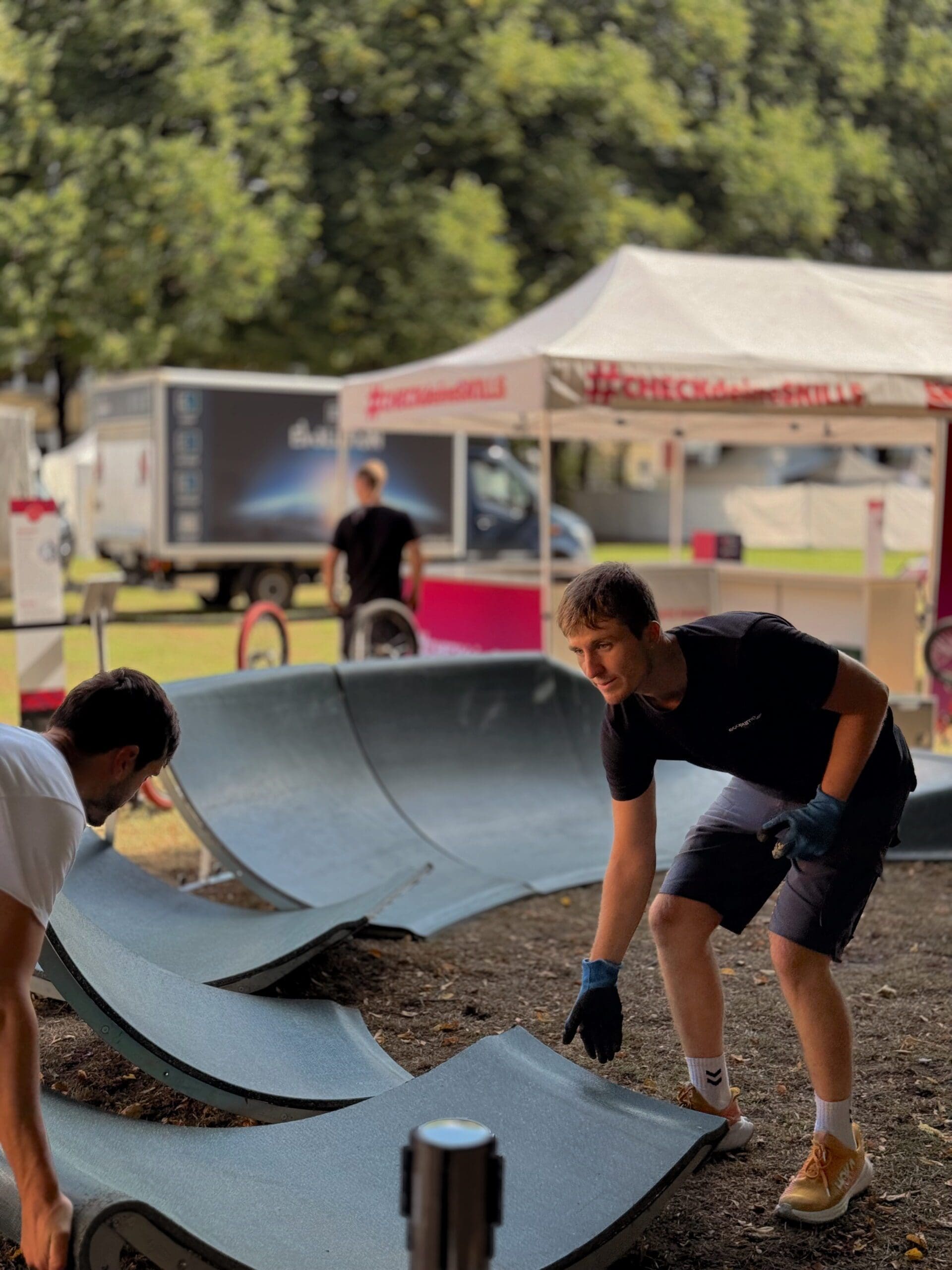 Ecopumptrack: ein nachhaltiger & mobiler Pumptrack